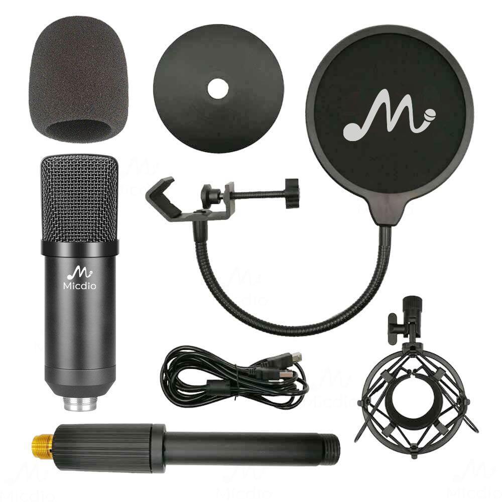 Desktop Microphone Set DeskLite - Micdio - Affordable Microphone Pro Audio